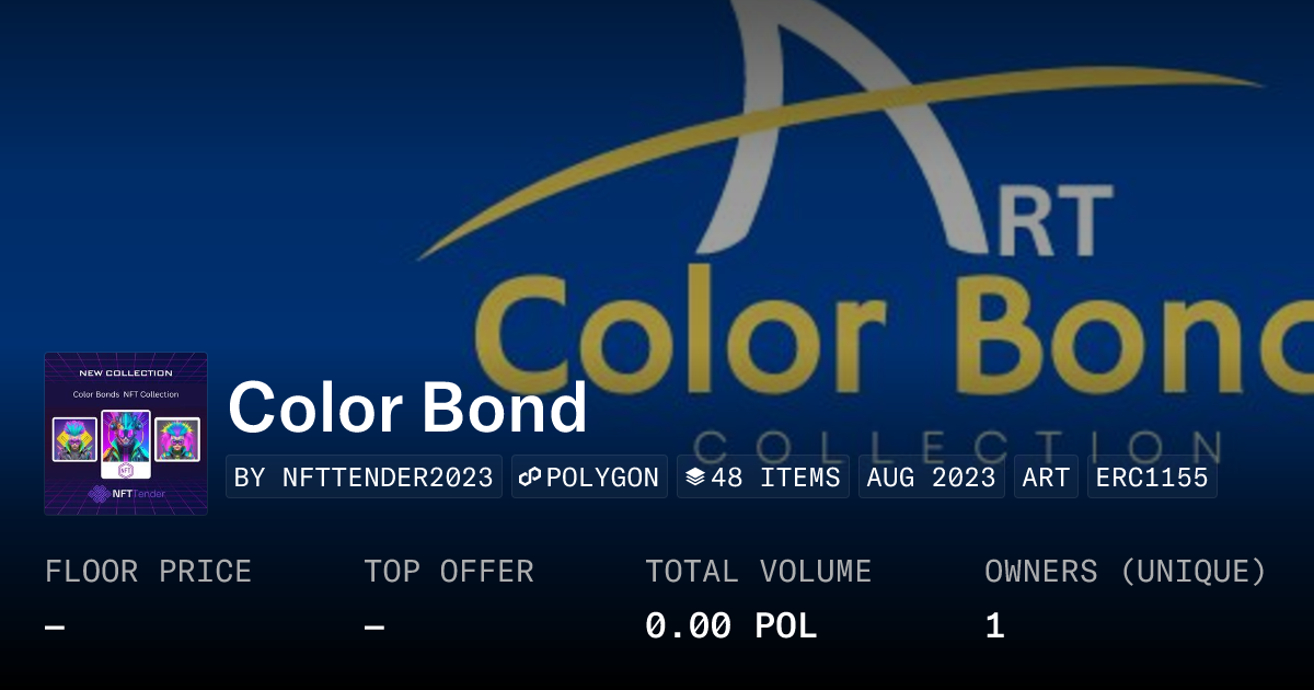 Color Bond - Collection | OpenSea