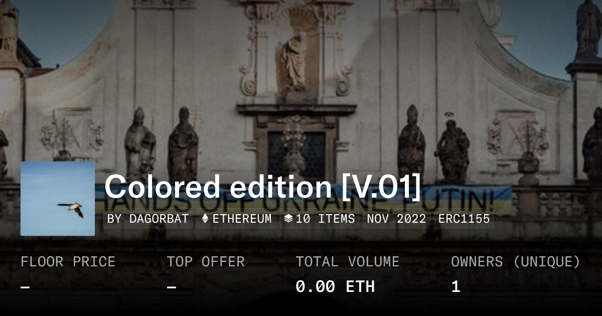 Colored edition [V.01] - Collection | OpenSea