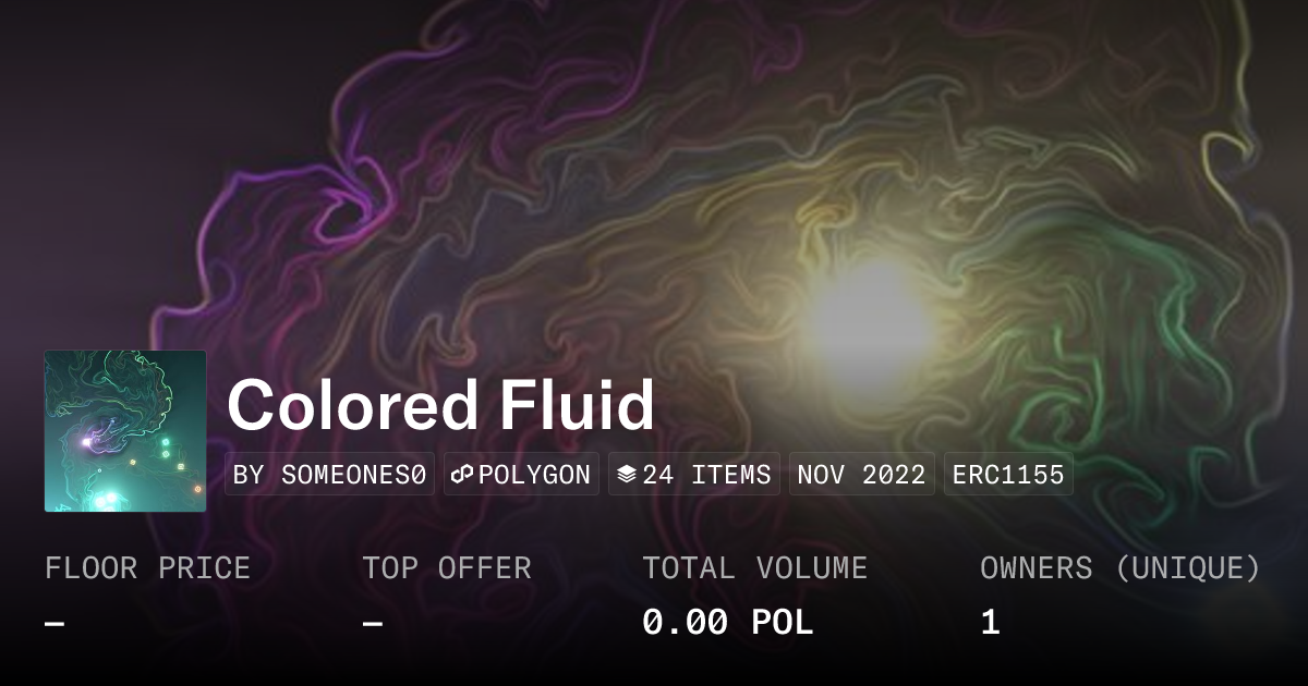 Colored Fluid - Collection | OpenSea