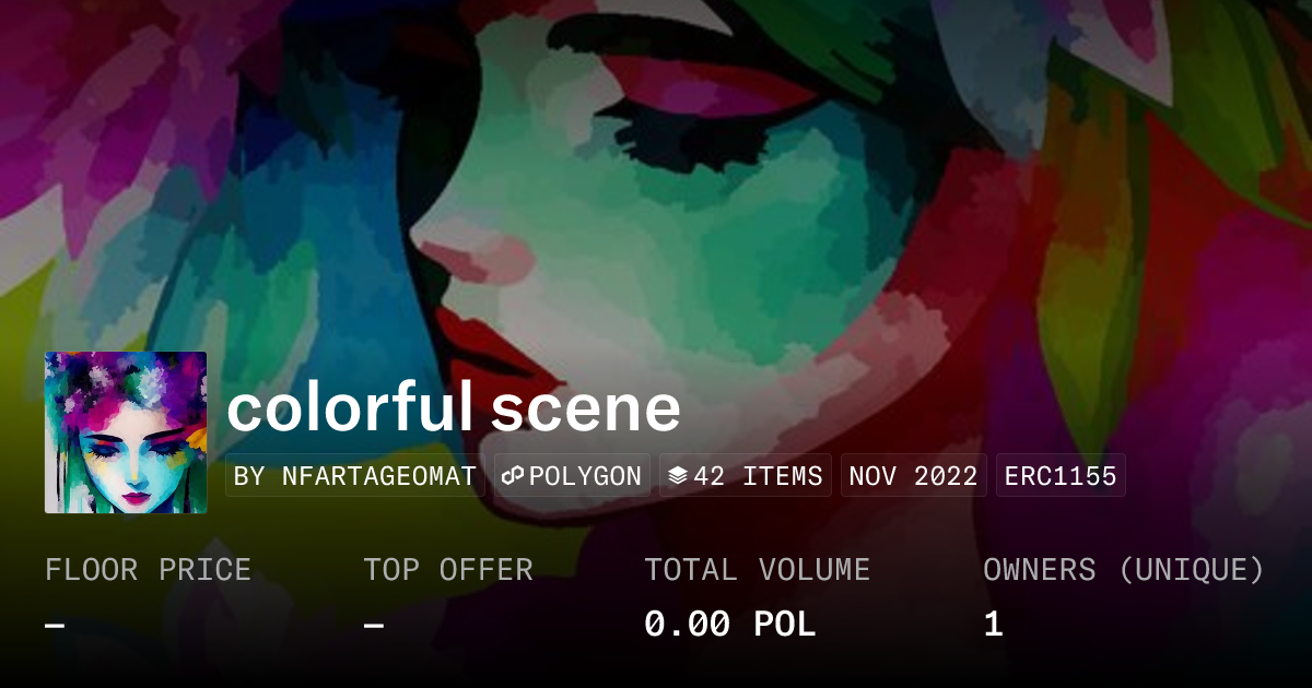 colorful scene - Collection | OpenSea