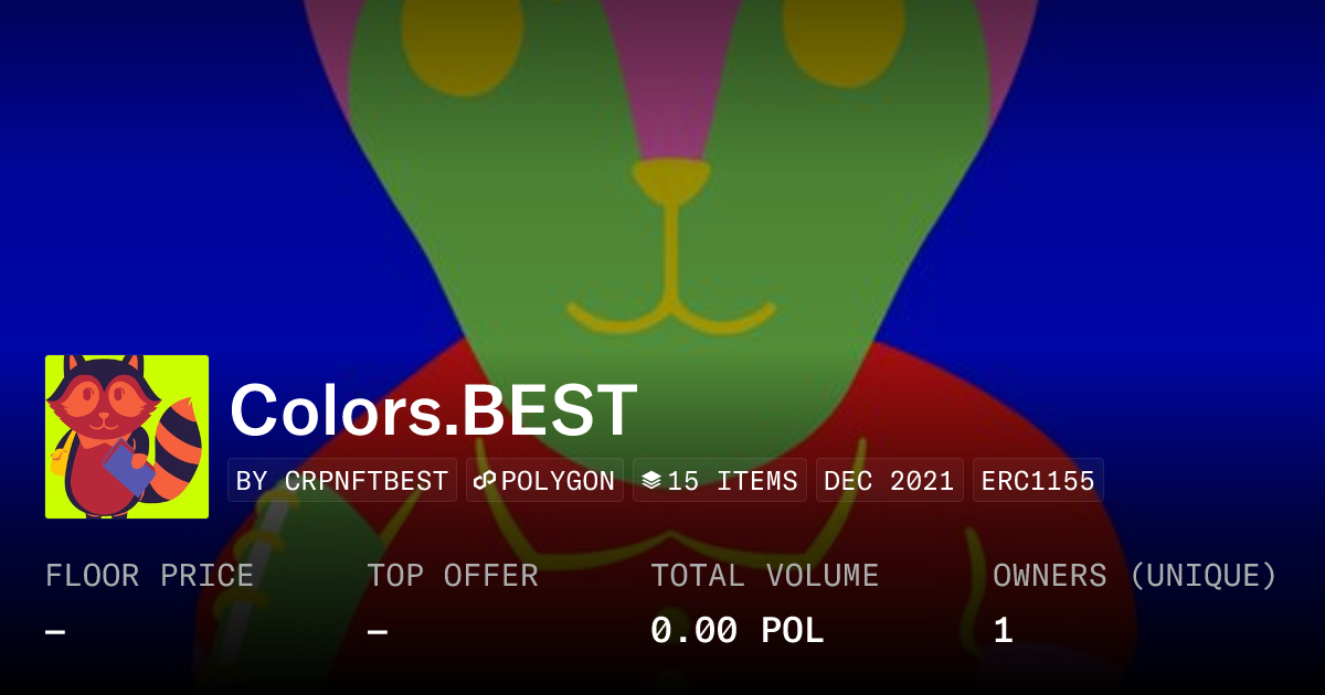 Colors.BEST - Collection | OpenSea