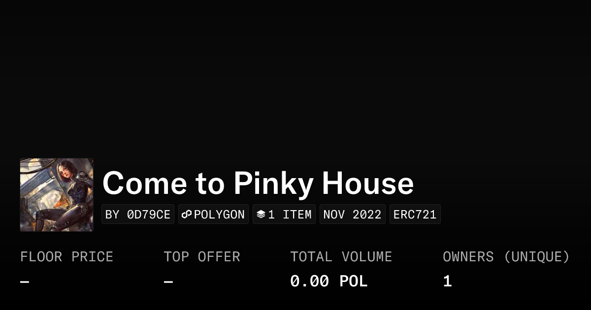 Come to Pinky House - Collection | OpenSea