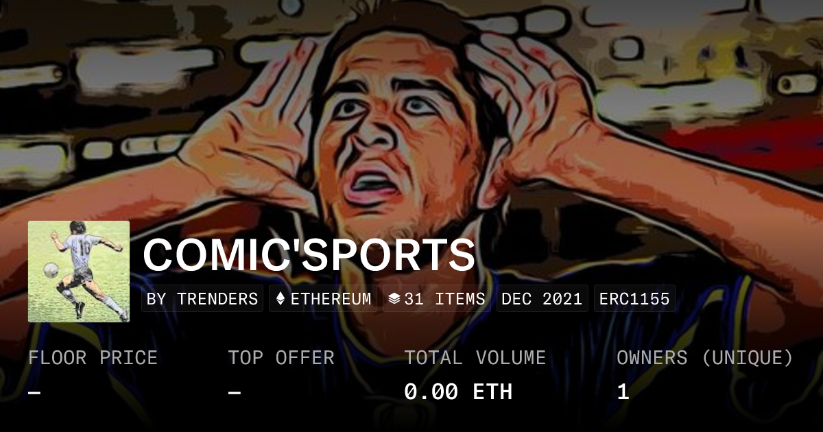 COMIC'SPORTS - Collection | OpenSea