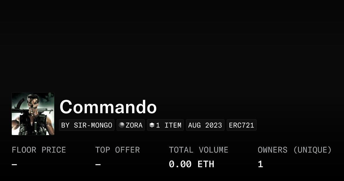 Commando - Collection | OpenSea