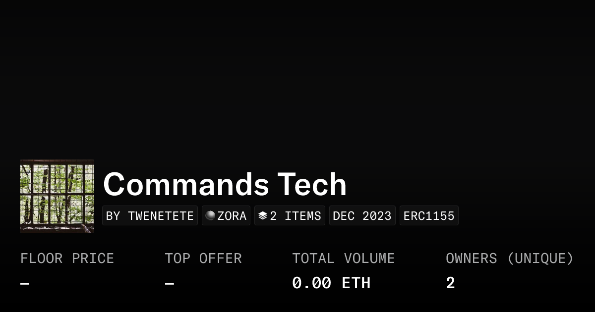 Commands Tech - Collection | OpenSea