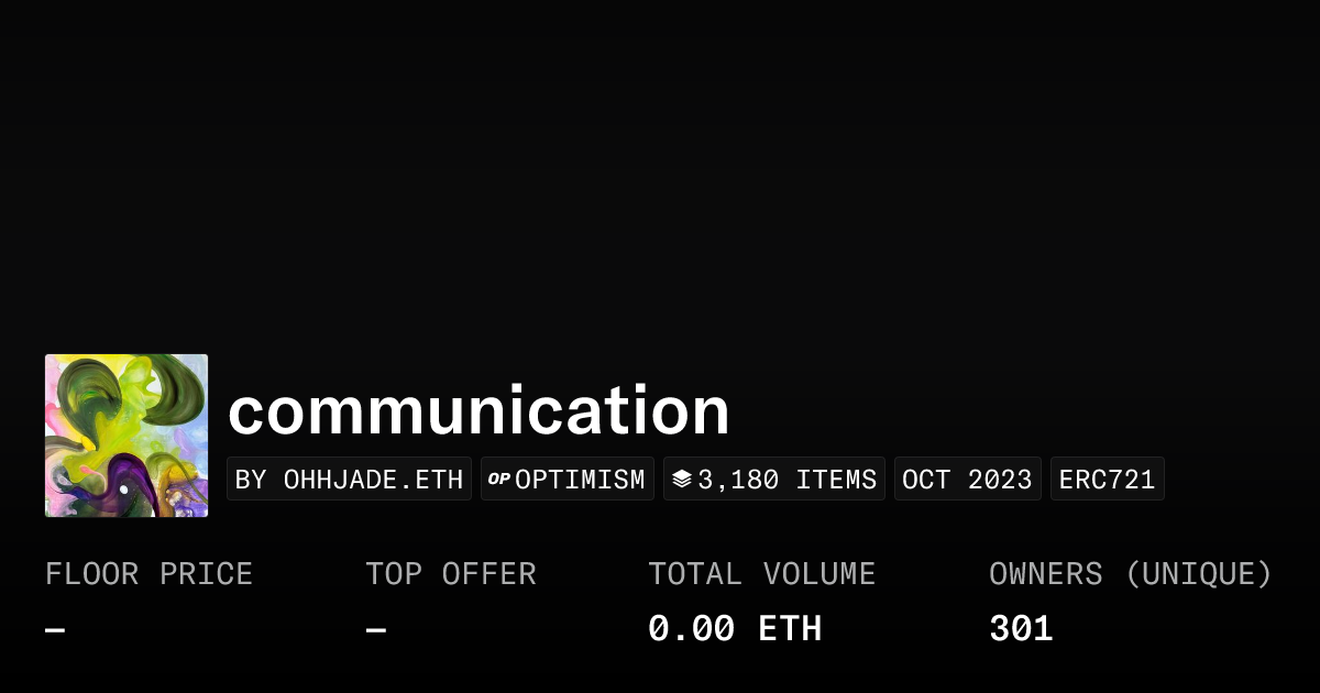 communication - Collection | OpenSea