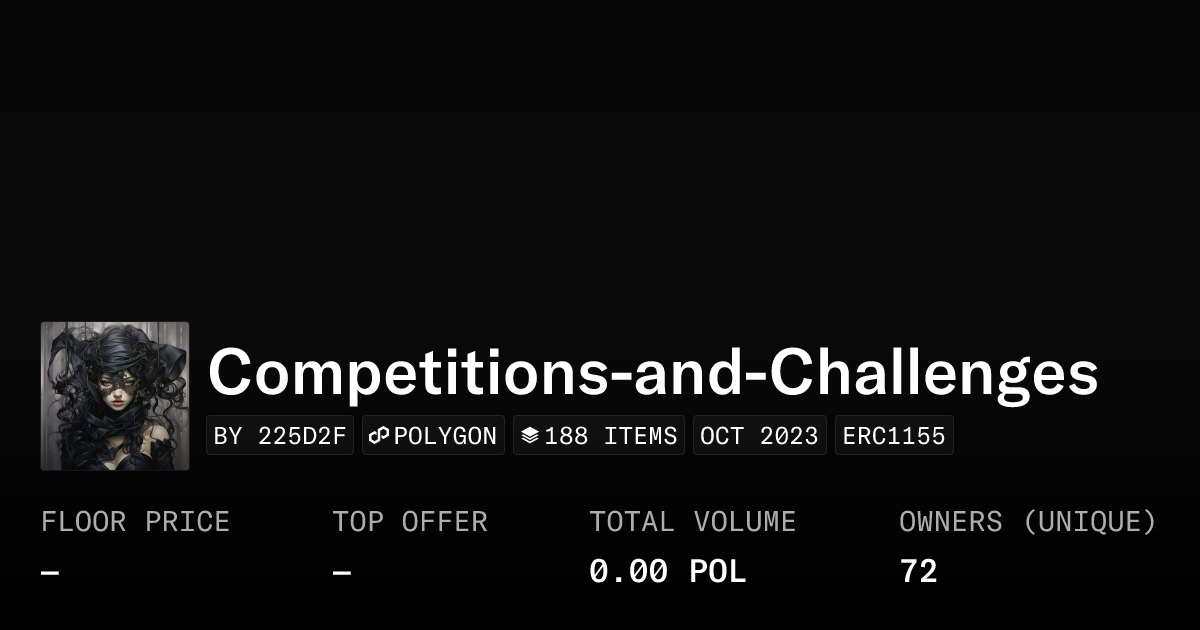 Competitions-and-Challenges - Collection | OpenSea