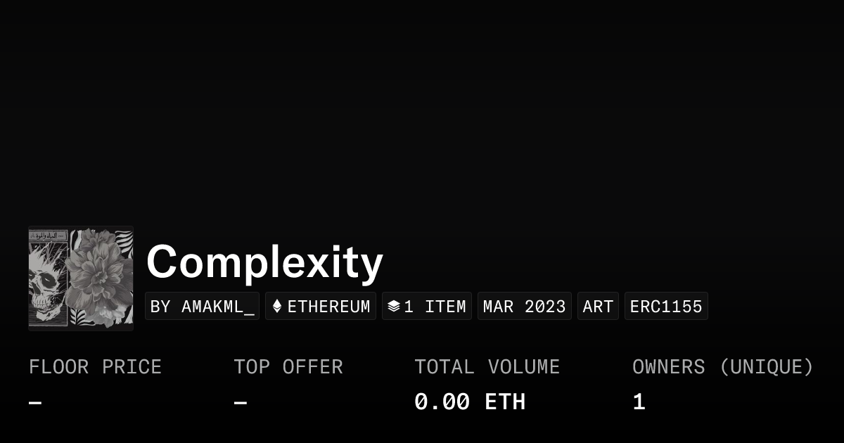 Complexity - Collection | OpenSea