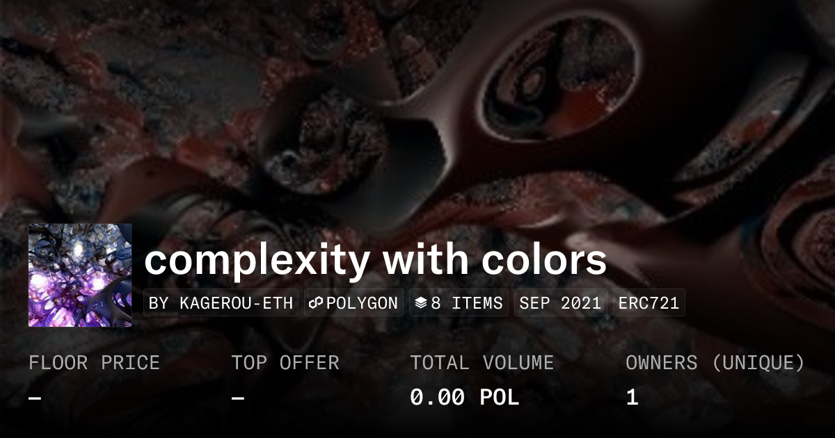 complexity with colors - Collection | OpenSea