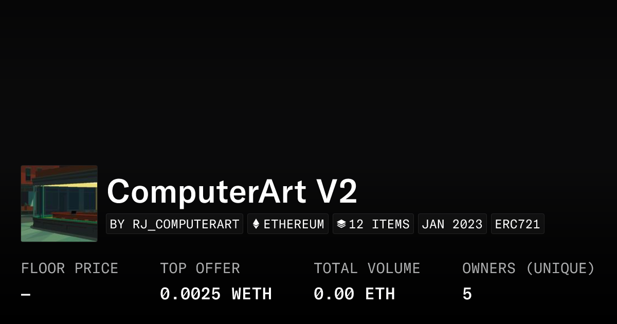 ComputerArt V2 - Collection | OpenSea