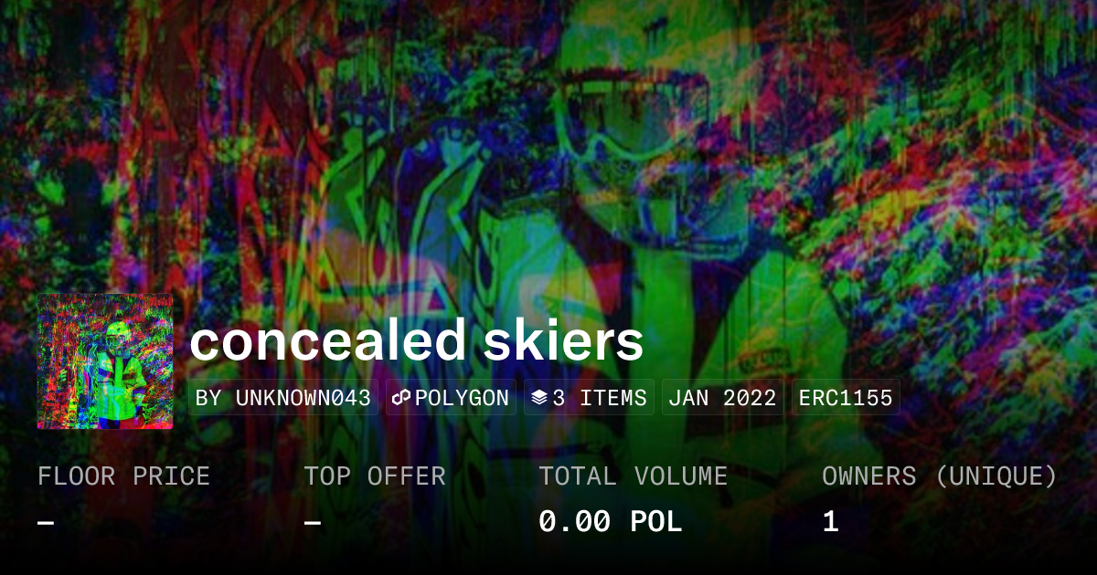 concealed skiers - Collection | OpenSea