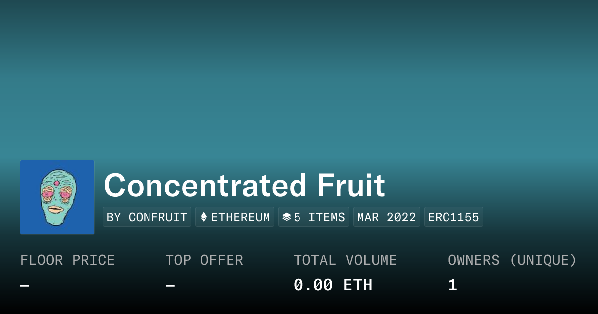 Concentrated Fruit - Collection | OpenSea