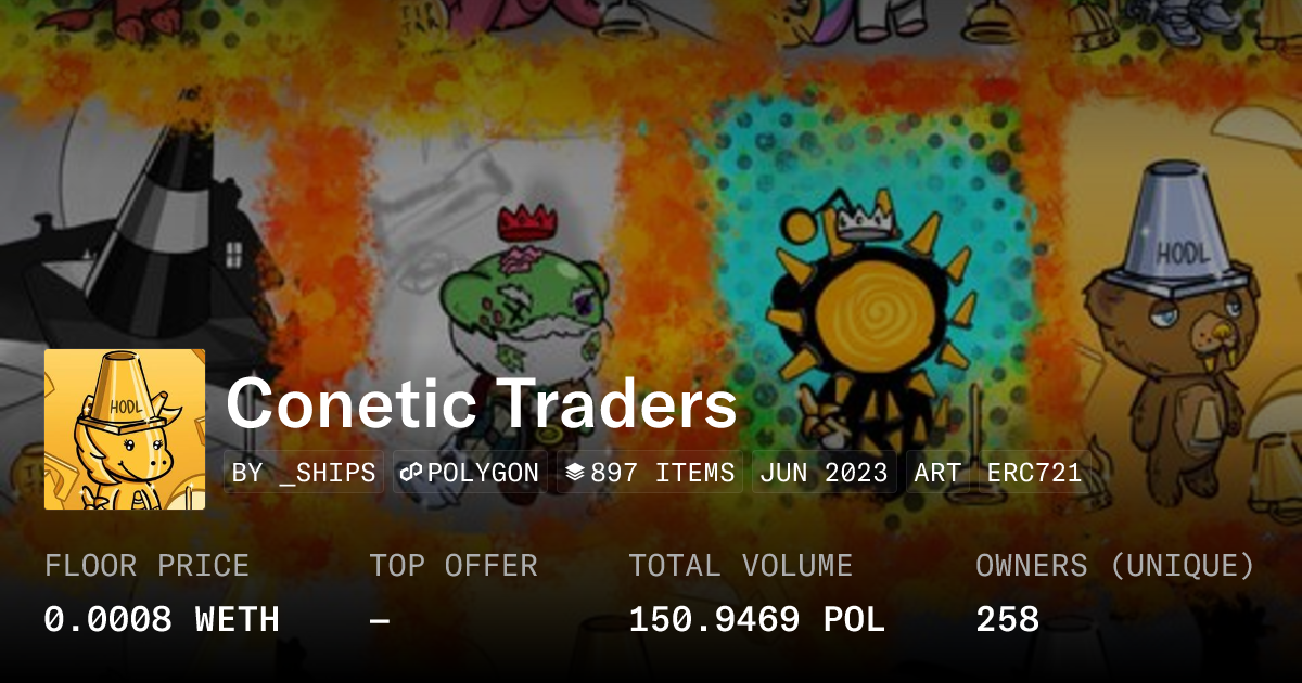 Conetic Traders - Collection | OpenSea