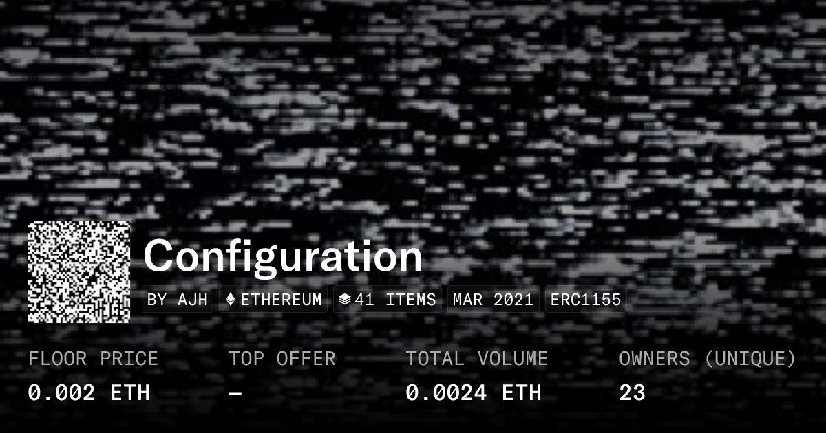 Configuration - Collection | OpenSea