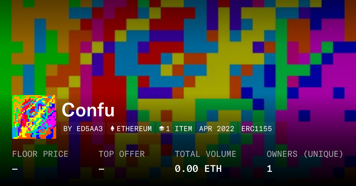 Confu - Collection | OpenSea