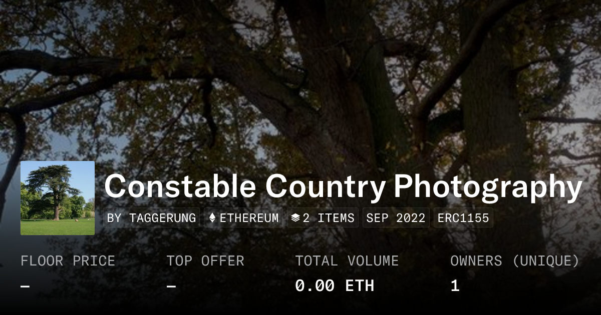 Constable Country Photography - Collection | OpenSea