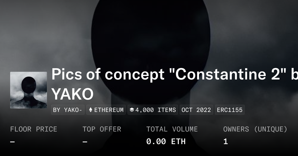 Pics of concept "Constantine 2" by YAKO - Collection | OpenSea