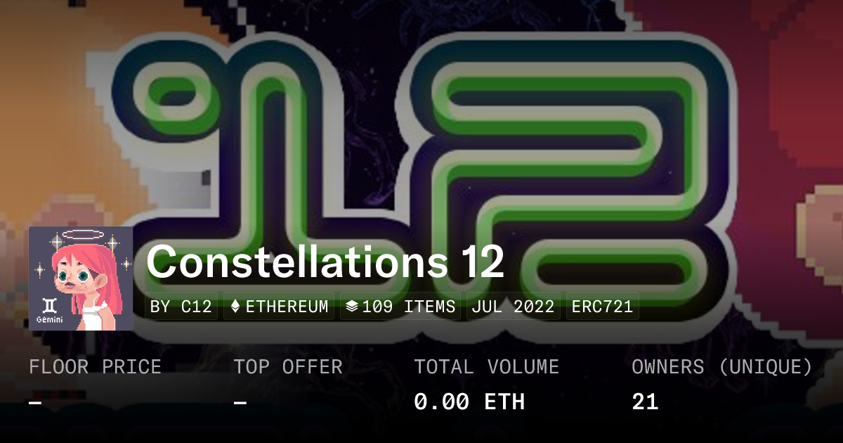 Constellations 12 - Collection | OpenSea