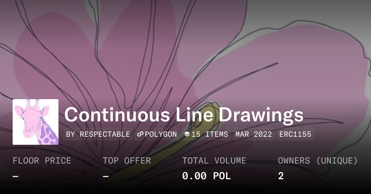 Continuous Line Drawings - Collection | OpenSea