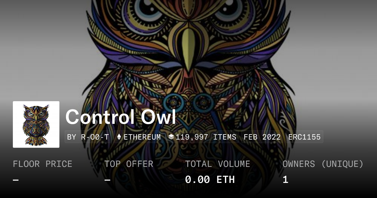 Control Owl - Collection | OpenSea