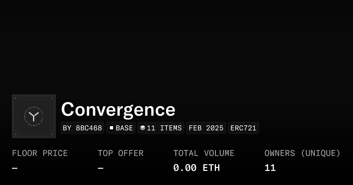 Convergence - Collection | OpenSea