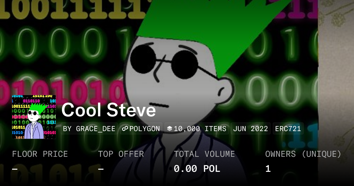 Cool Steve - Collection | OpenSea