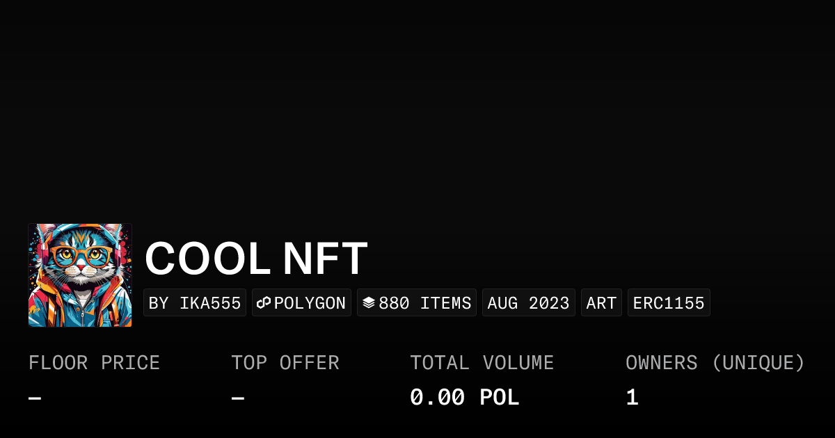 COOL NFT - Collection | OpenSea