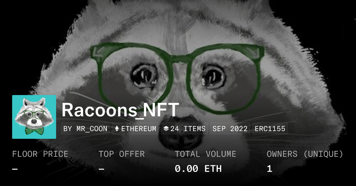 Racoons_NFT - Collection | OpenSea