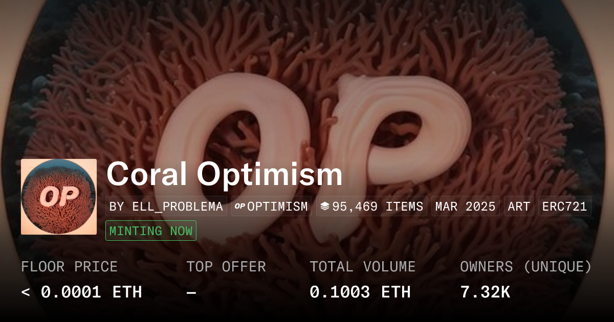 Coral Optimism - Collection | OpenSea