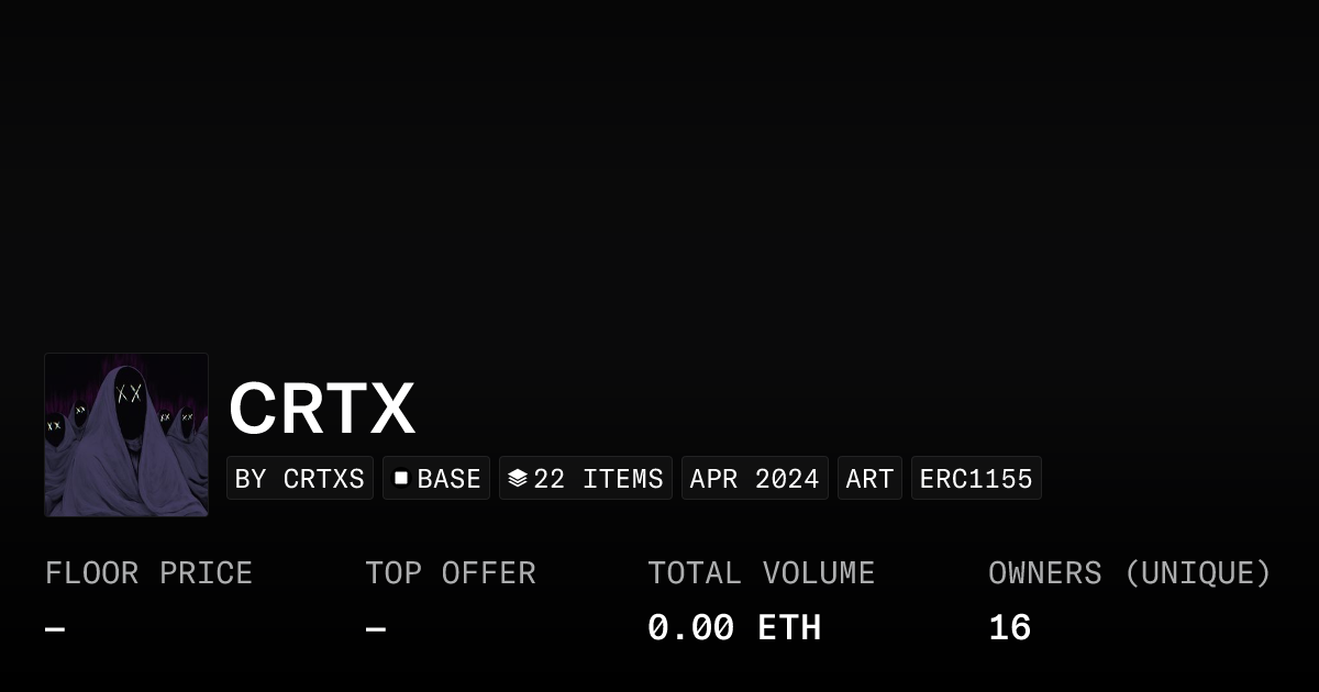 CRTX - Collection | OpenSea