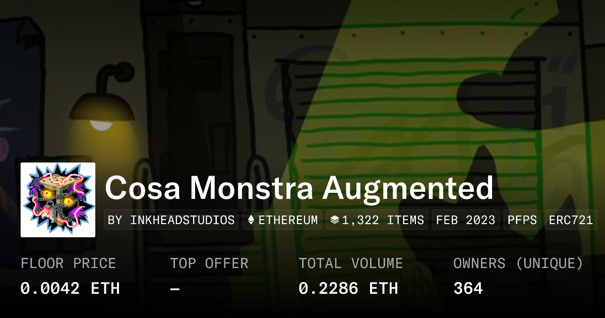 Cosa Monstra Augmented - Collection | OpenSea