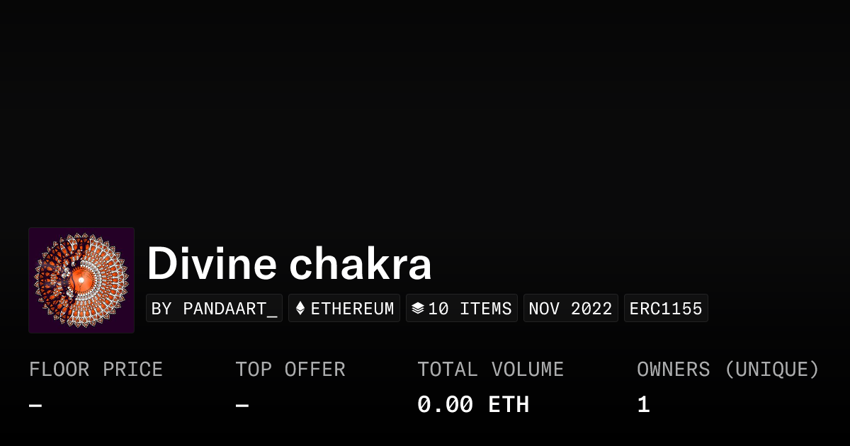 Divine chakra - Collection | OpenSea
