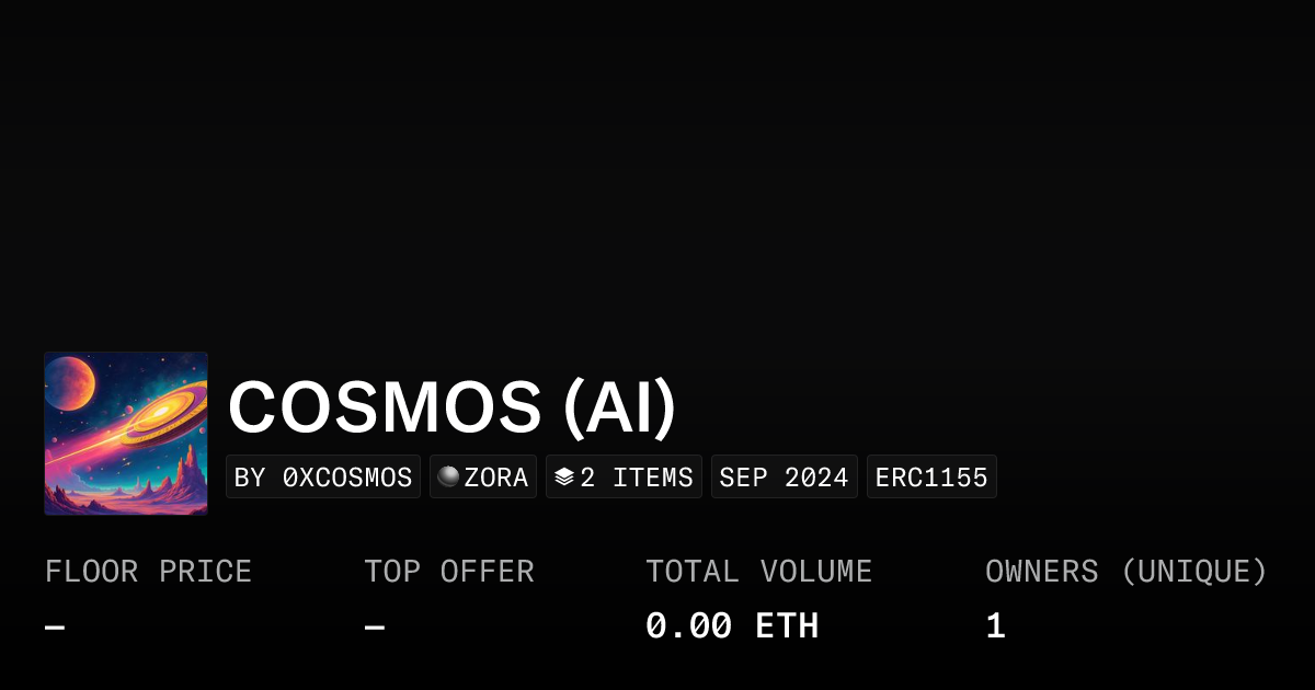COSMOS (AI) - Collection | OpenSea