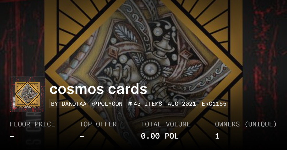 cosmos cards - Collection | OpenSea