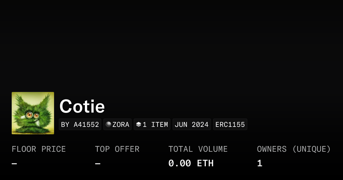 Cotie - Collection | OpenSea