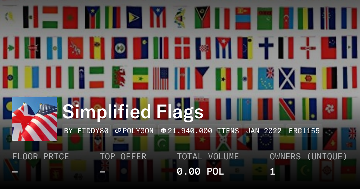 Simplified Flags - Collection | OpenSea