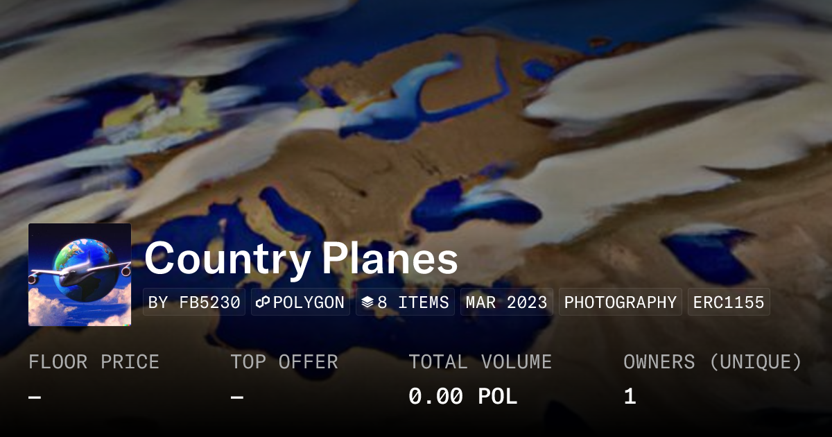 Country Planes - Collection | OpenSea