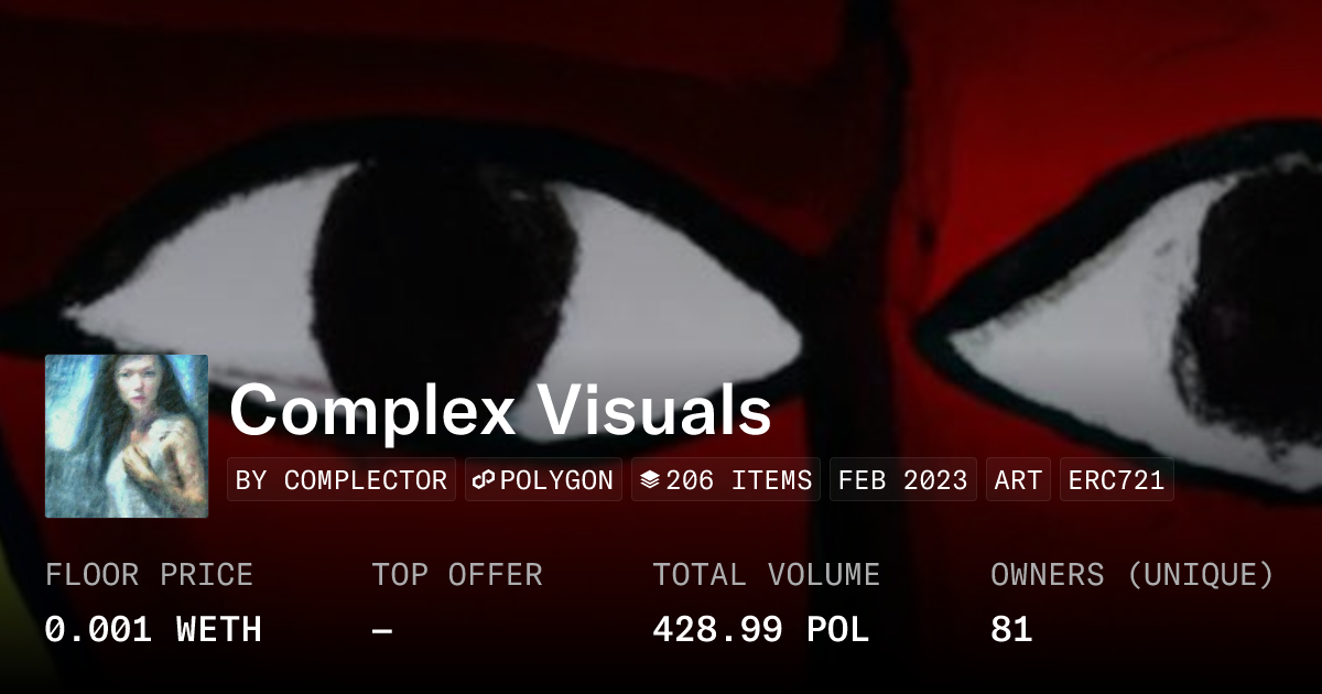Complex Visuals - Collection | OpenSea