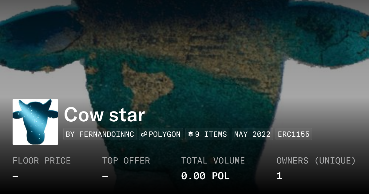 Cow star - Collection | OpenSea