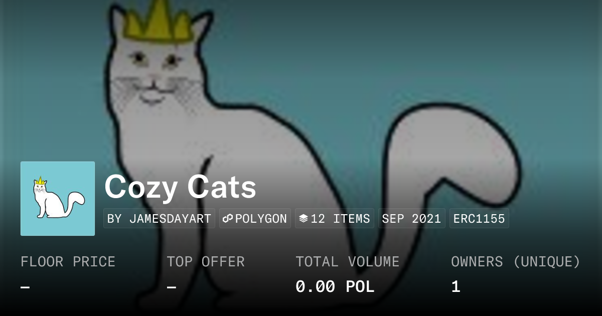 Cozy Cats - Collection | OpenSea