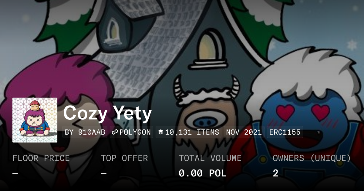Cozy Yety - Collection | OpenSea