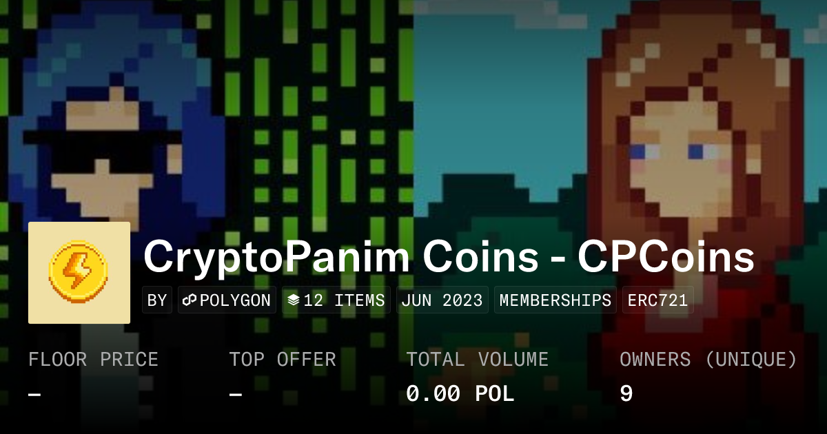CryptoPanim Coins - CPCoins - Collection | OpenSea