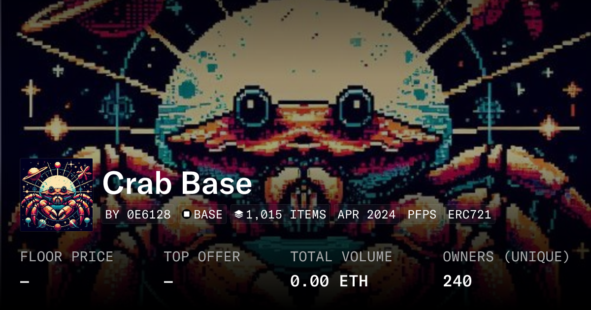 Crab Base - Collection | OpenSea