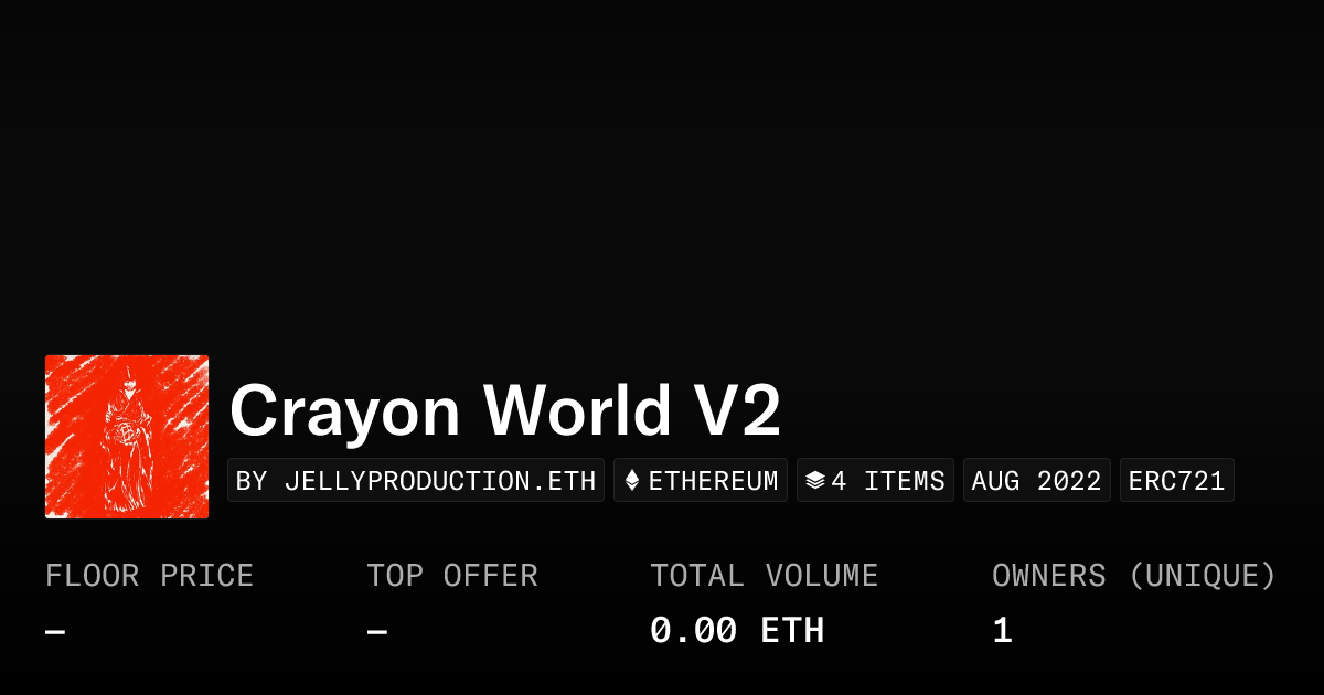 Crayon World V2 - Collection | OpenSea