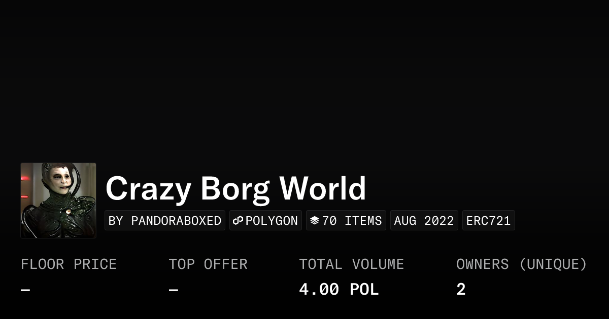 Crazy Borg World - Collection | OpenSea