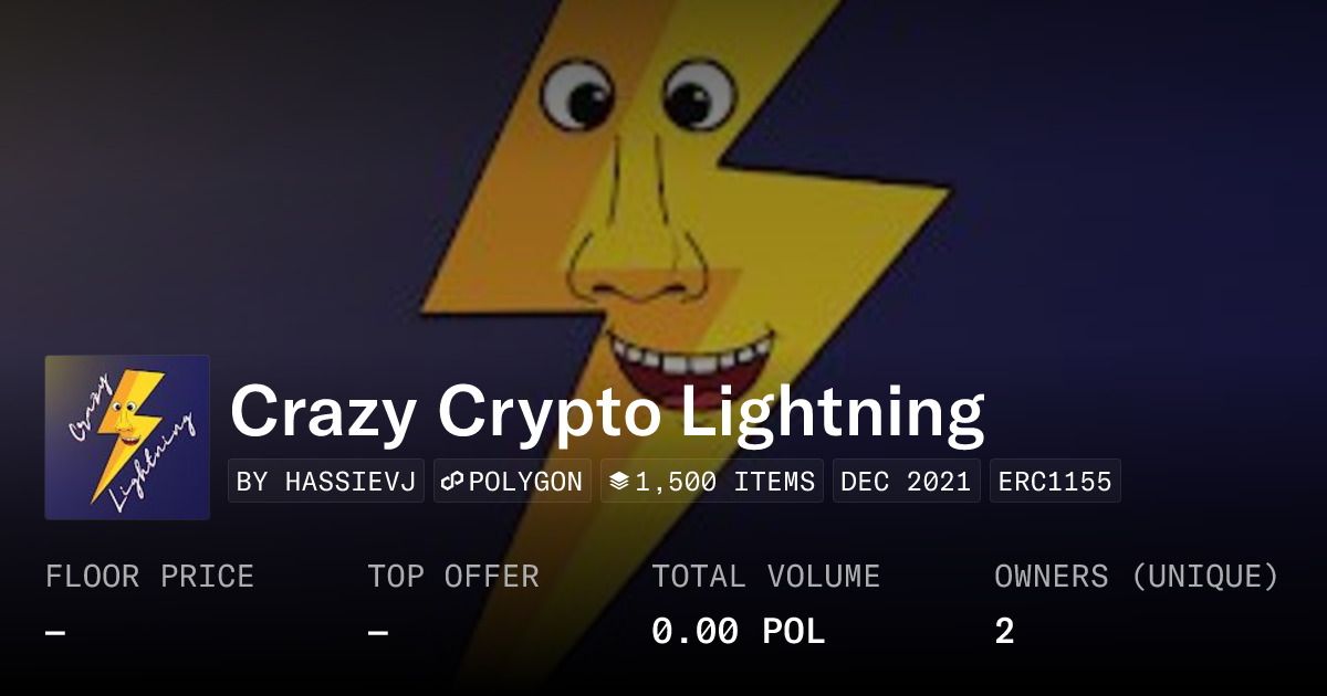 Crazy Crypto Lightning - Collection | OpenSea