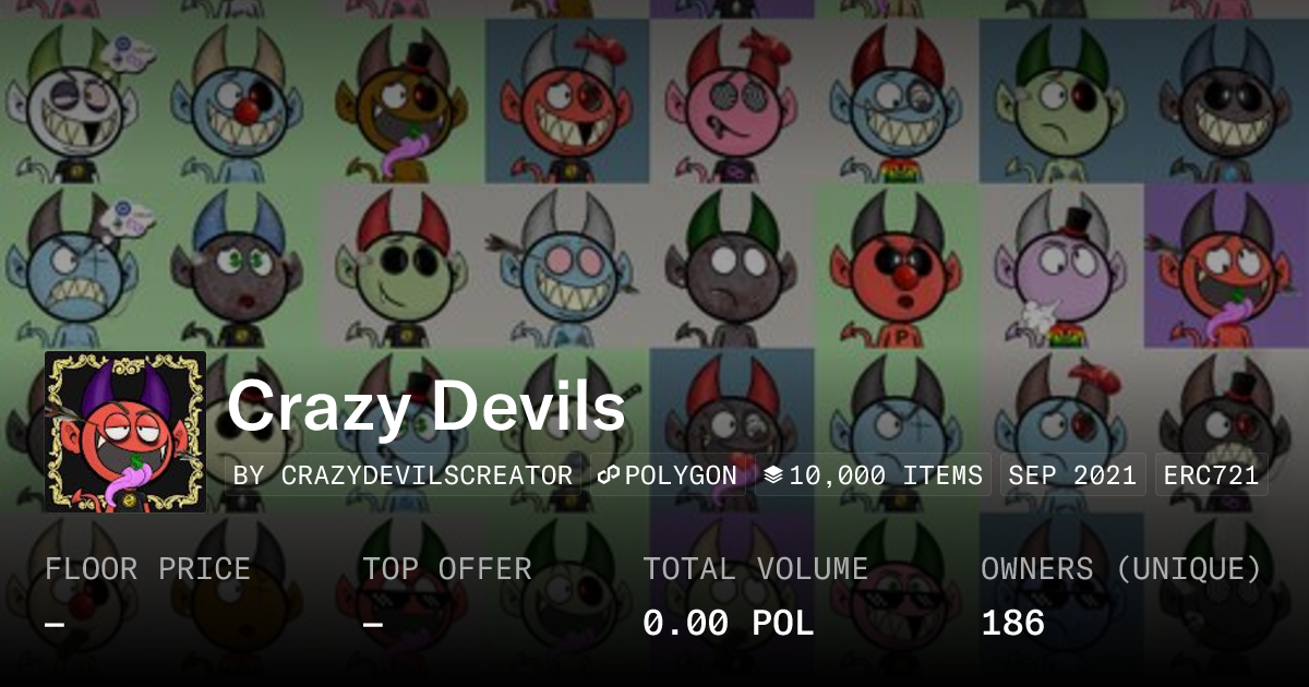 Crazy Devils - Collection | OpenSea