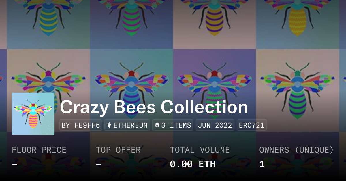 Crazy Bees Collection - Collection | OpenSea