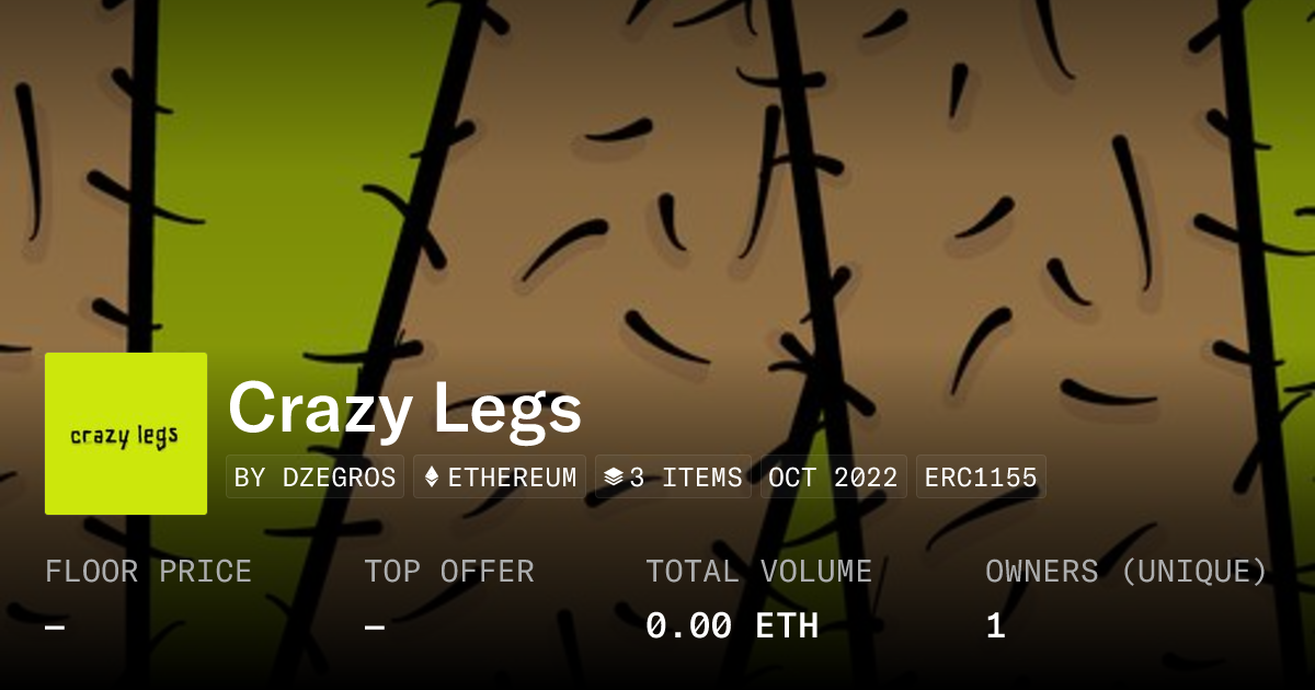 Crazy Legs - Collection | OpenSea