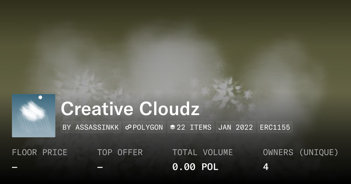 Creative Cloudz - Collection | OpenSea